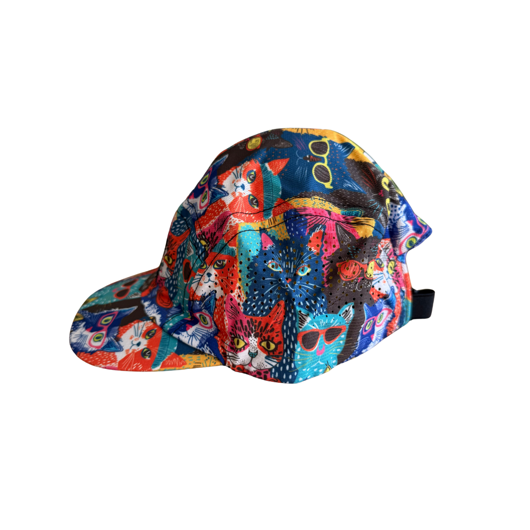 ''Meow meow'' cat bright unisex running & fitness cap – Happystride