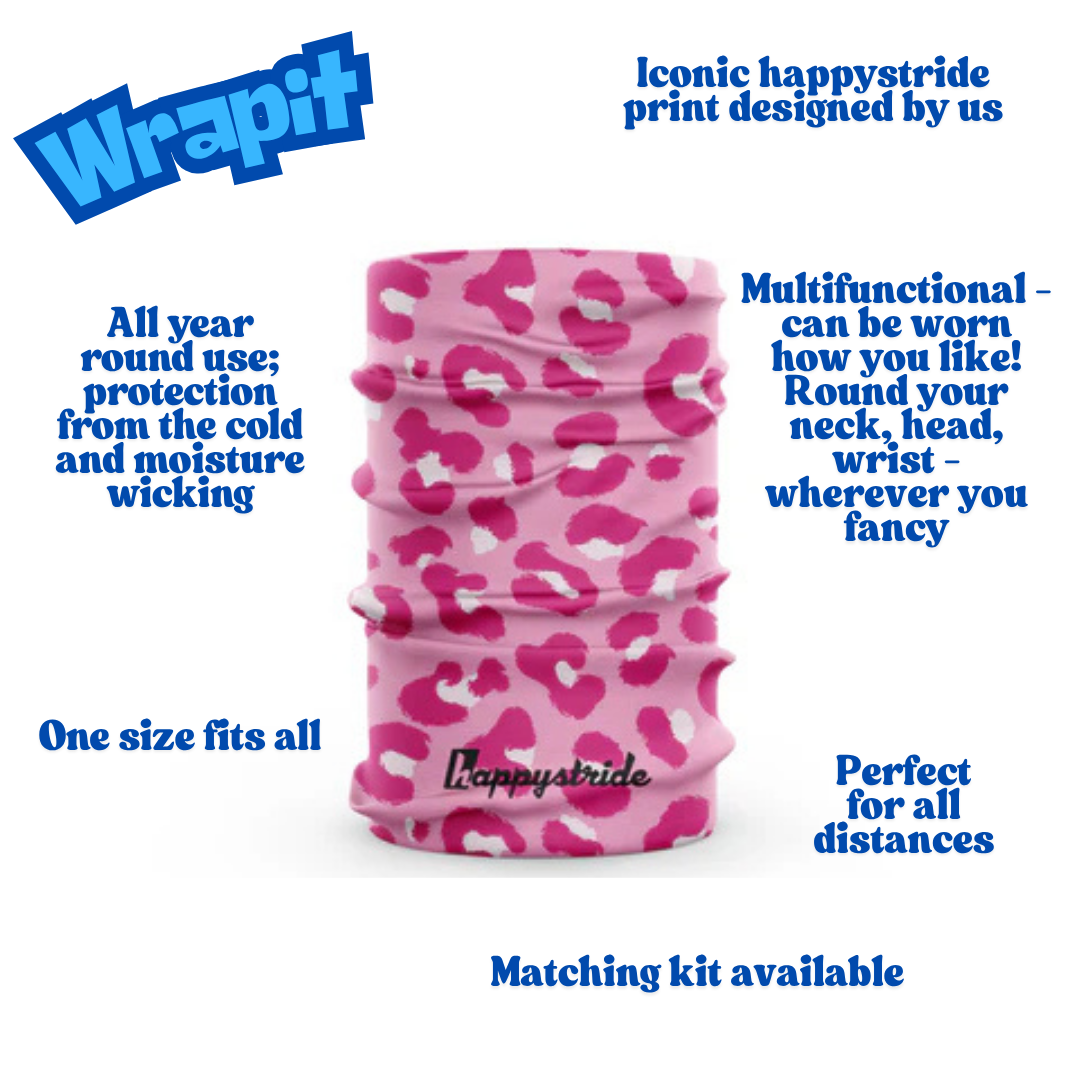 "Get spotted" candy leopard print prink cool colourful bright buff ...