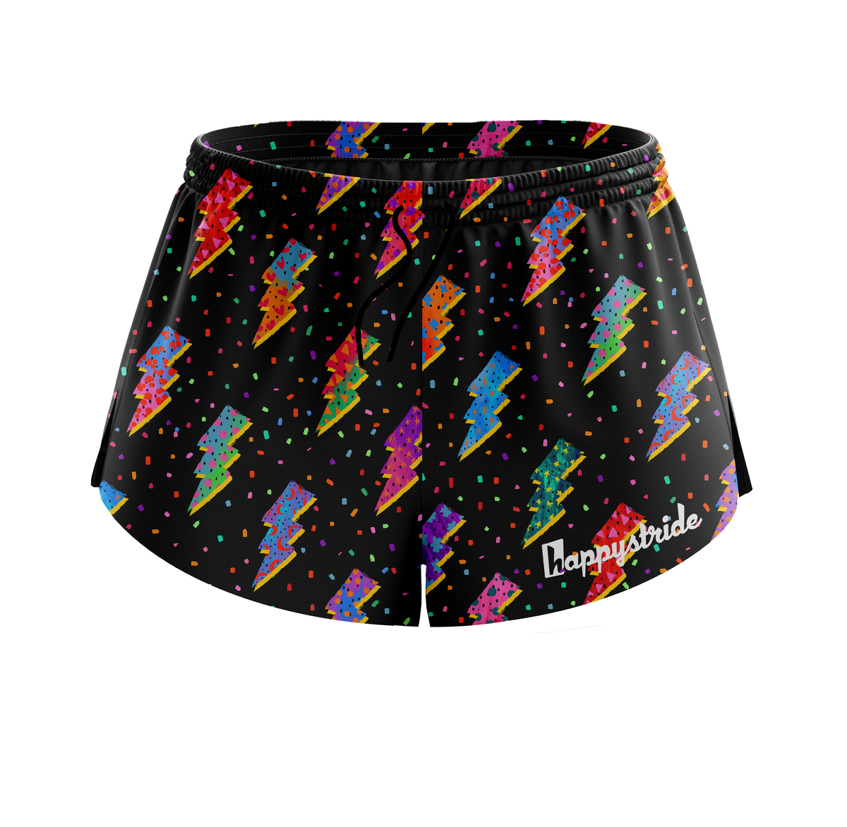 "Quick as a flash'' thunder bolt cool colourful running racer & fitness ...