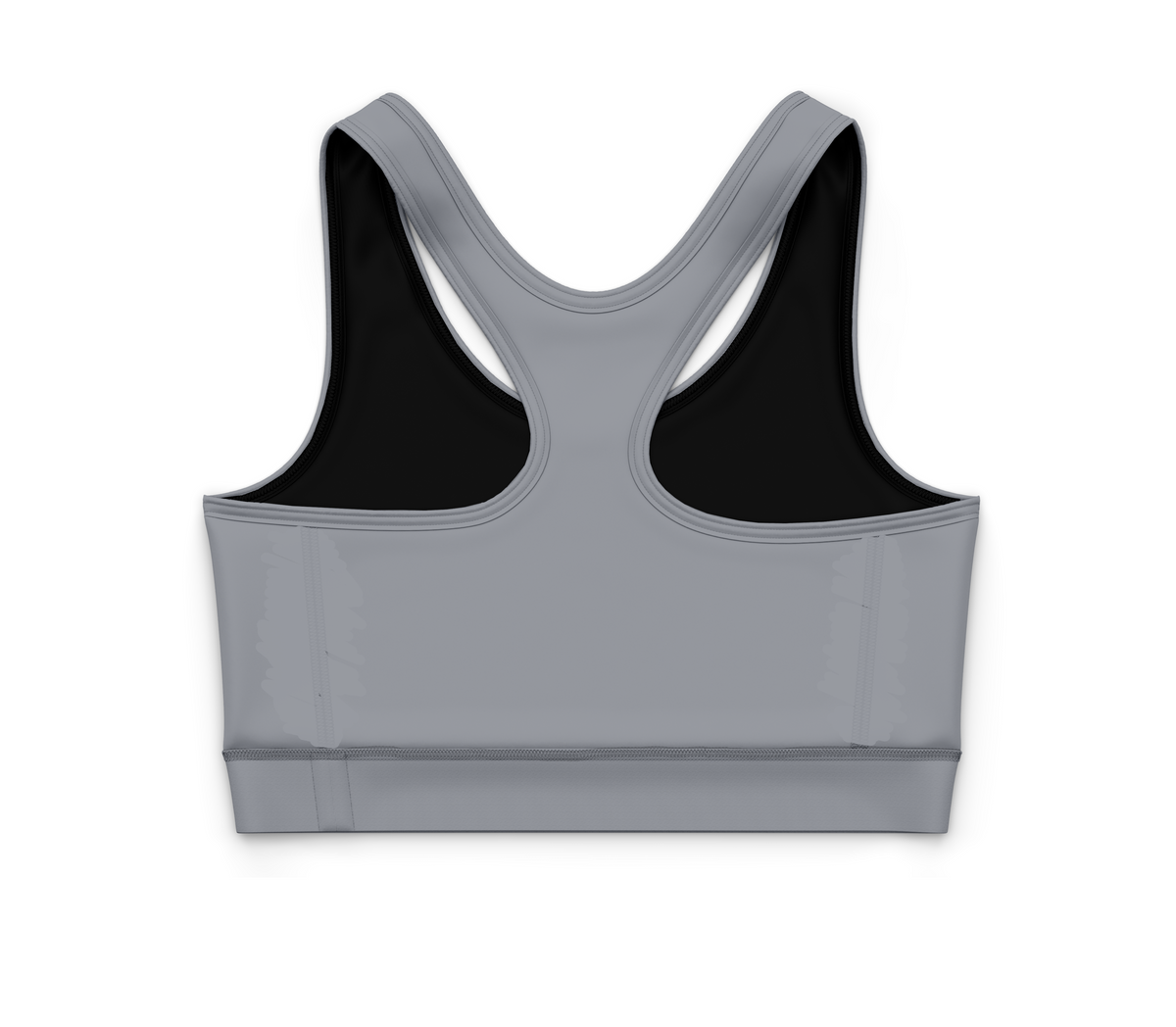 ''Basic b*tch'' grey running & fitness crop top – Happystride