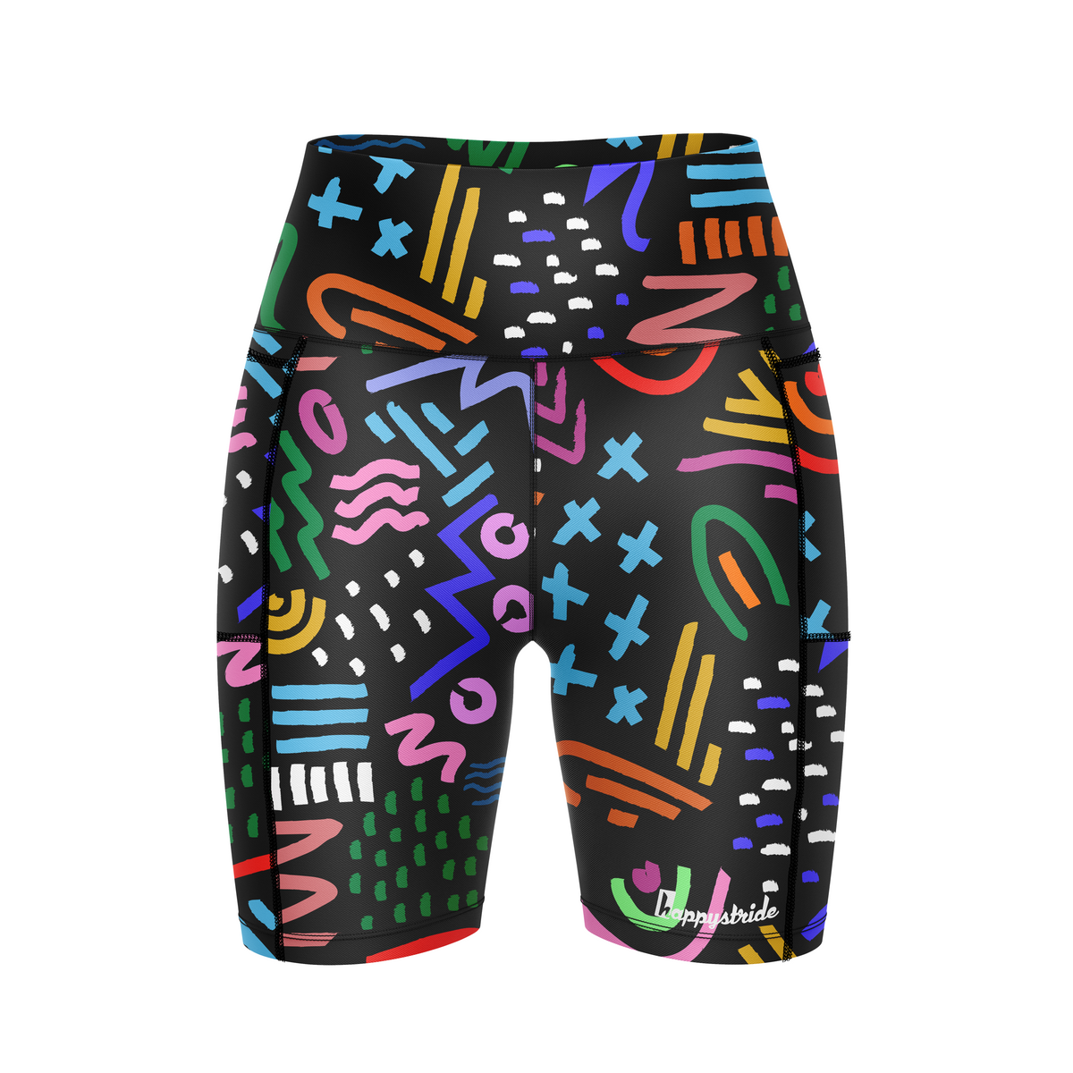 ''Smooth groove'' cool black colourful fun bright unisex running ...
